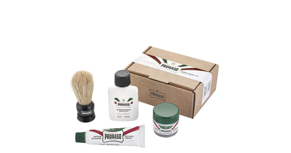 Набір для гоління Proraso Shave Travel Kit Refresh / Shine-Bright